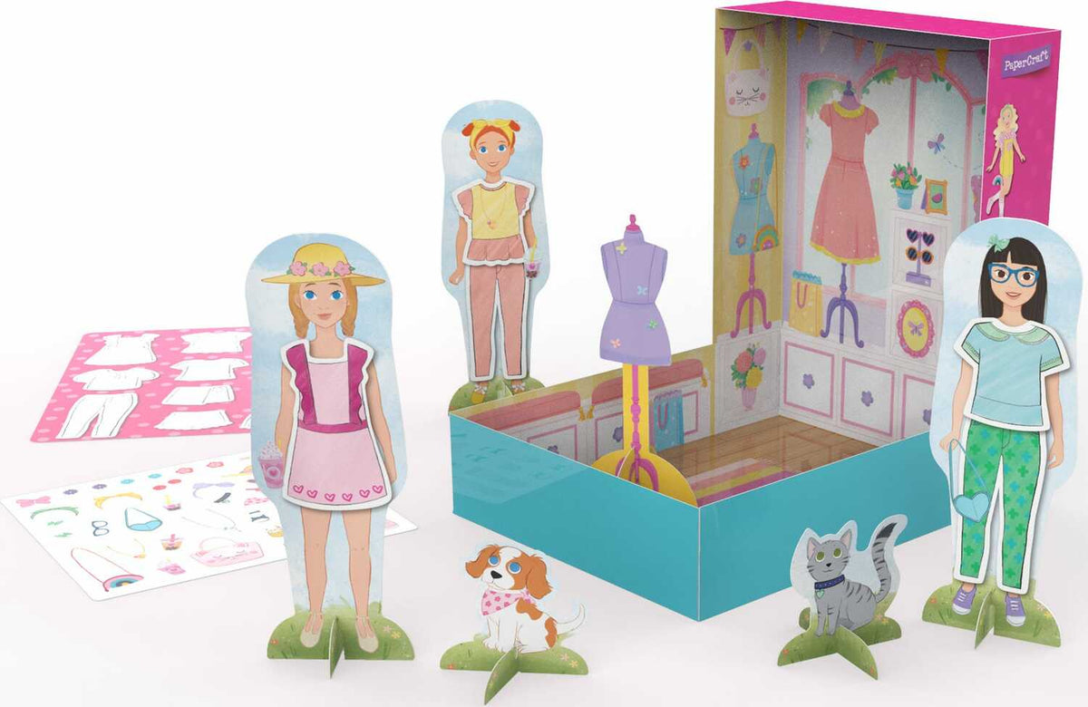PaperCraft Sweet Boutique Paper Doll Set – Hopscotch Toys & Games